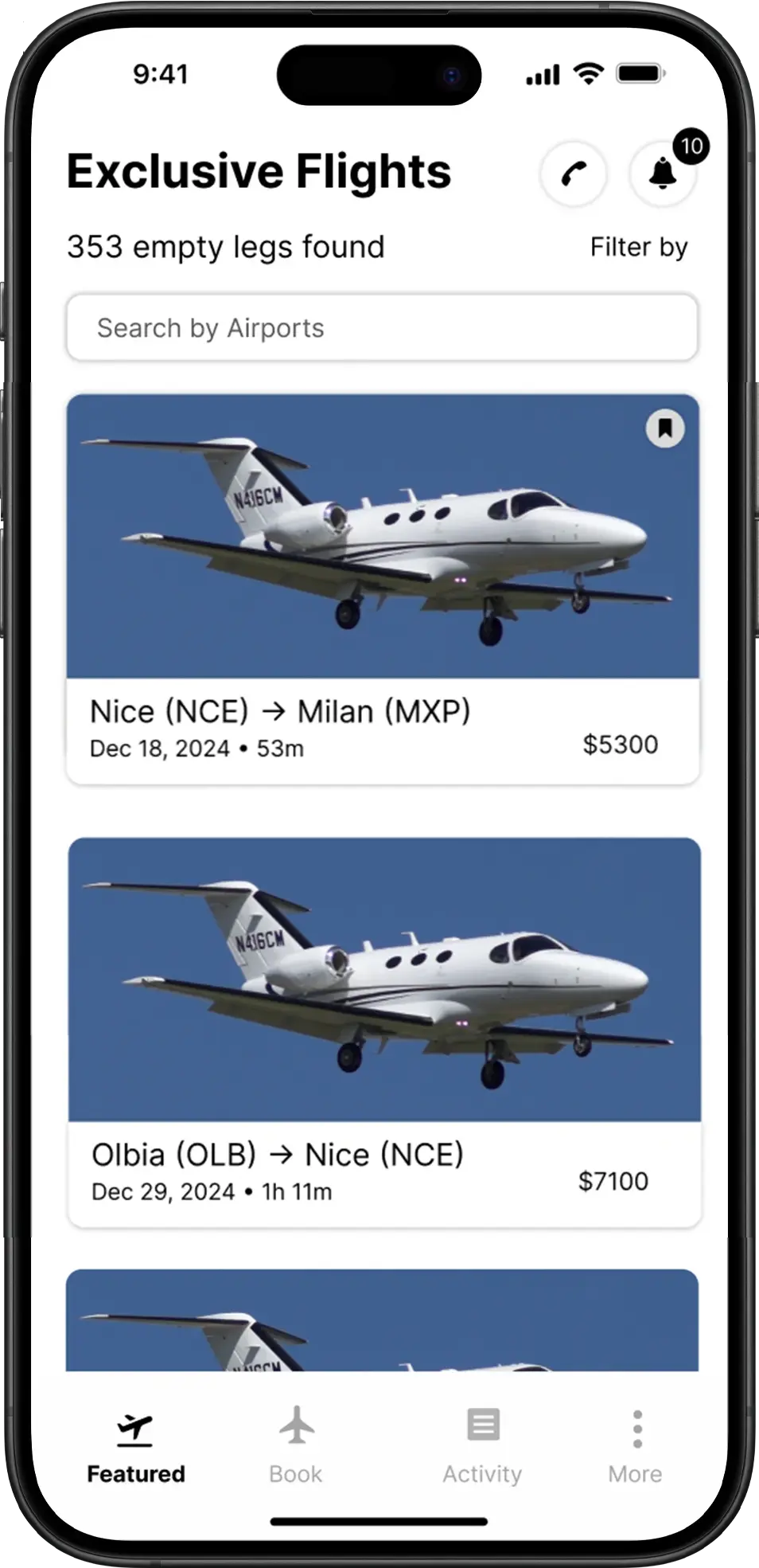 Private Flights App | Book & Track Luxury Jet Charters
